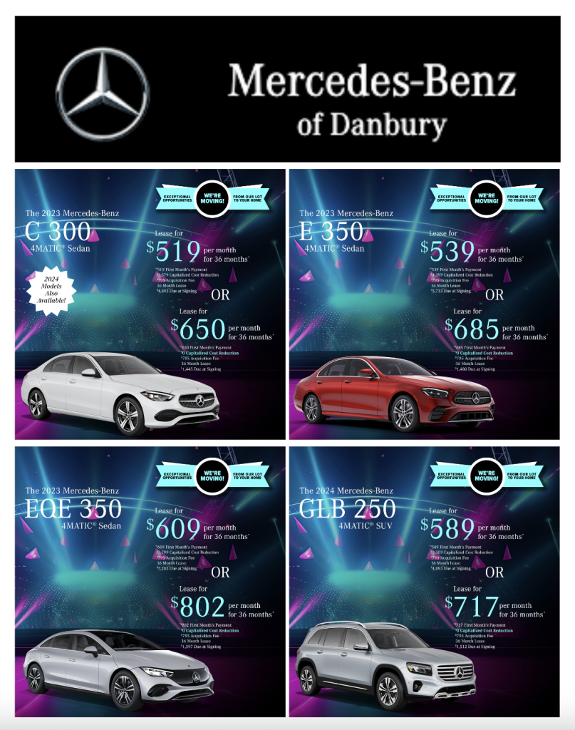 Luxurious April Lease Offers At Mercedes-Benz Of Danbury | Danbury, CT ...
